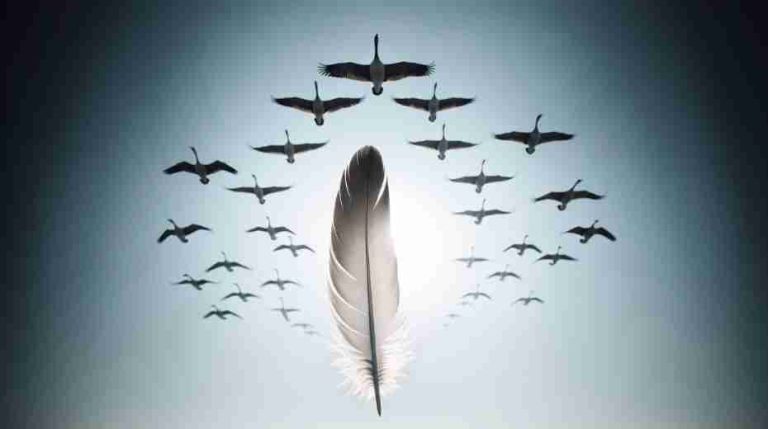 Goose Feather Meaning: Journey and Unity