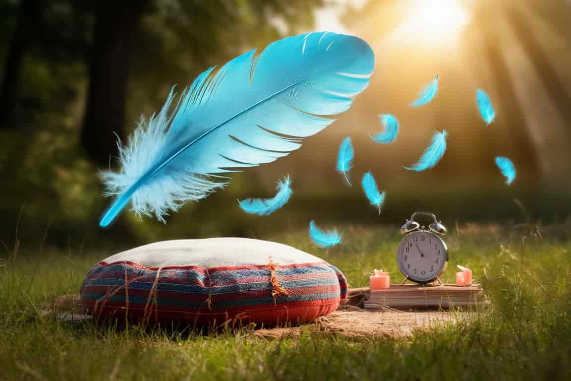 The Spiritual Meaning of Finding a Blue Feather