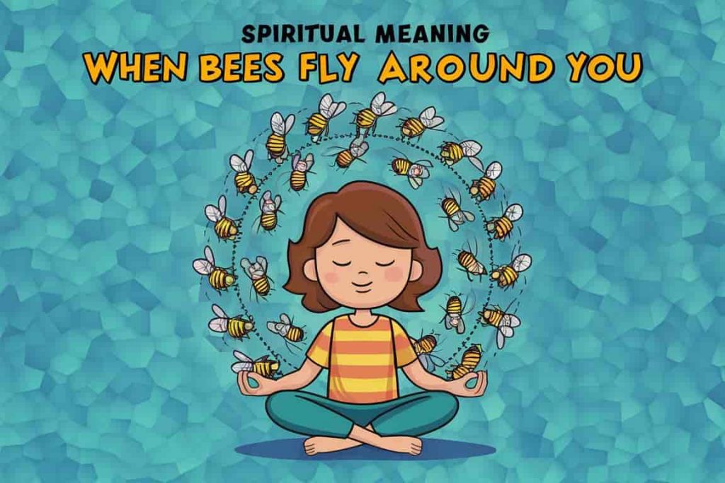 Spiritual Meaning of Bees Flying Around You Explained