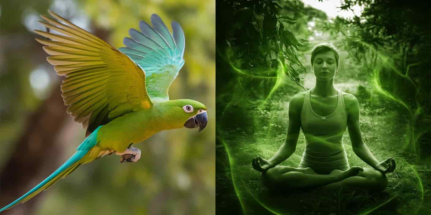 Seeing a Green Parrot: More Than Just Spiritual Symbolism