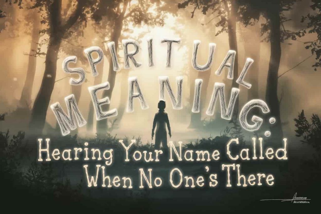 Spiritual Meaning: Hearing Your Name Called When No One's There