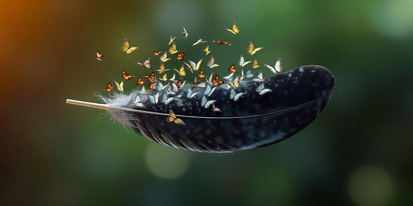 Black and Grey Feather Spiritual Meaning: Symbolism & Messages