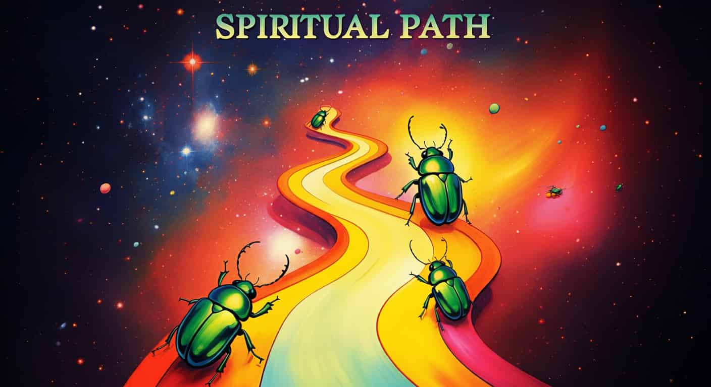 A Green Beetle Landing on You: Spiritual Meanings & Messages