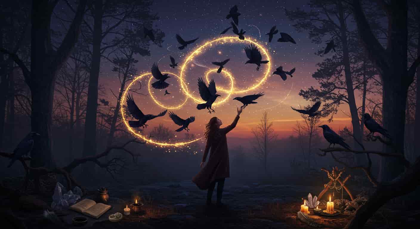 Seeing Crows Spiritual Meaning: Encounters & Interpretations