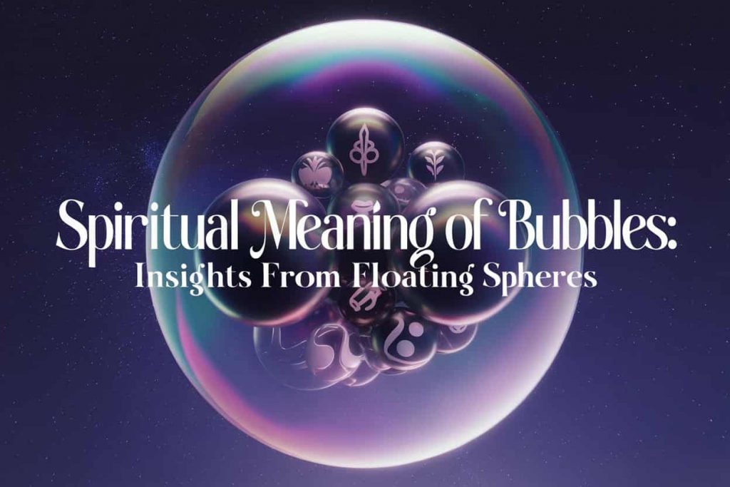 Spiritual Meaning of Bubbles: Insights from Floating Spheres